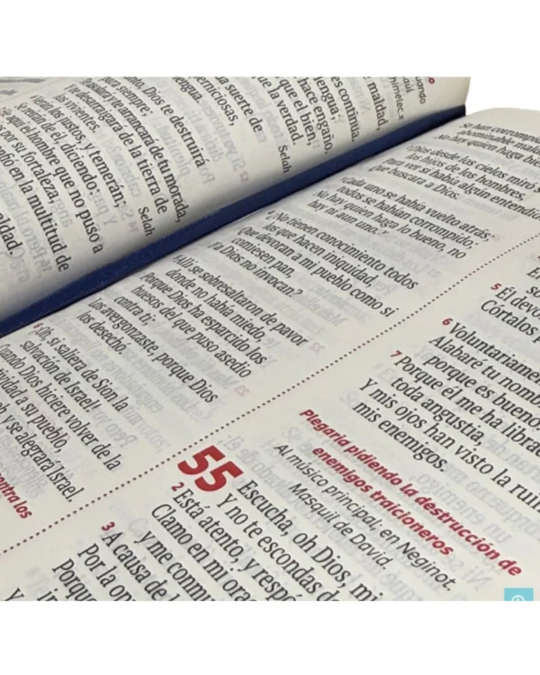 Biblia Reina Valera 1960, Letra Grande, Símil Piel, Manual, Azul con ...